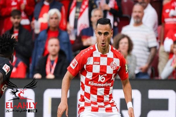بسبب دعمه لـ فلسطين.. ماينز الألماني يفسخ عقد أنور الغازي - الأهلى . كوم